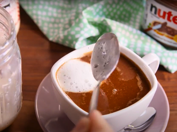 Creamy Nutella Mocha in Minutes - Grind Those Beans
