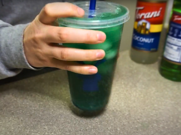 Homemade Dutch Bros Rebel Blue Raspberry Style